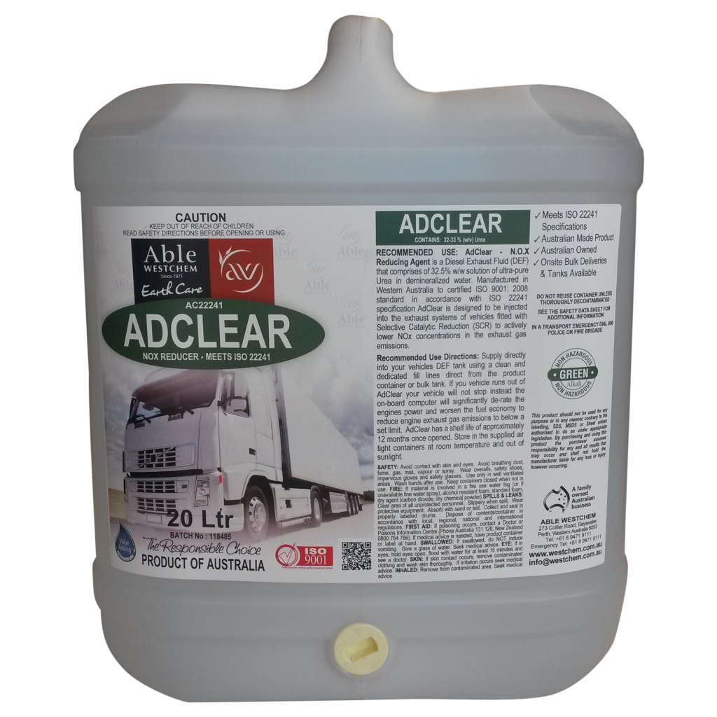 Adclear NOx Reducer | Automotive Emission Control | Westchem