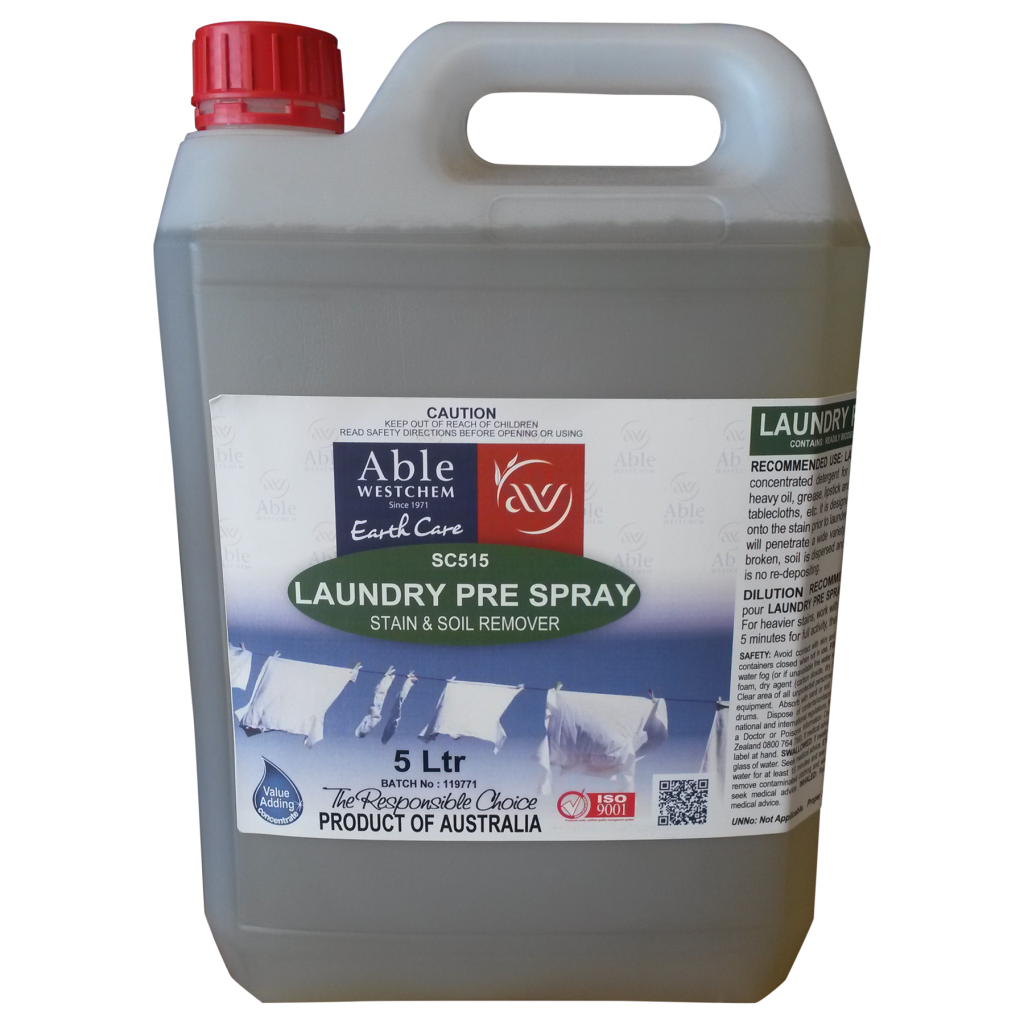 Laundry Pre-Spray | Laundry Chemicals | Westchem