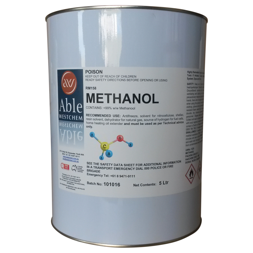 Methanol | Workshop Chemicals | Westchem