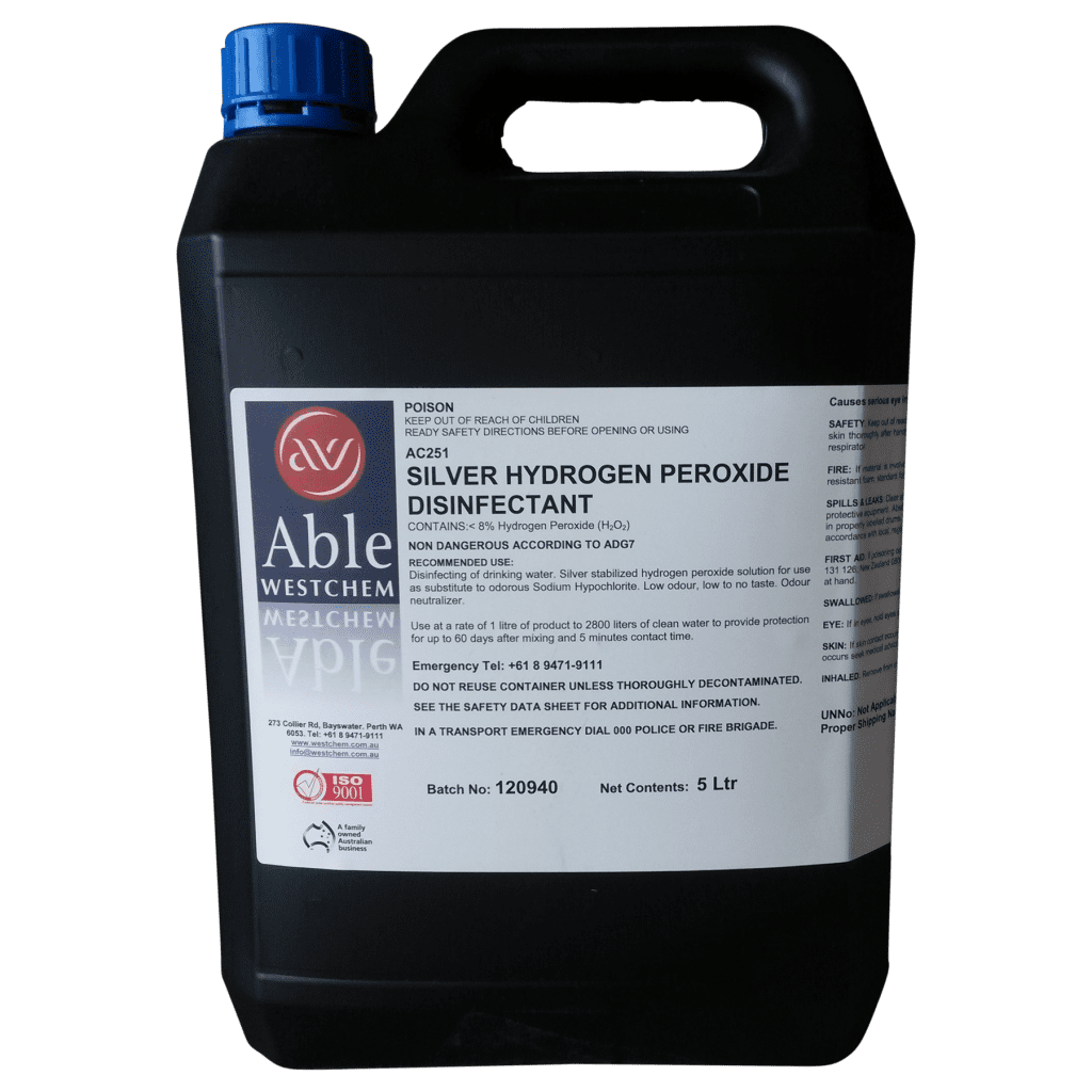 Silver Hydrogen Peroxide 8% | Universal Products | Westchem