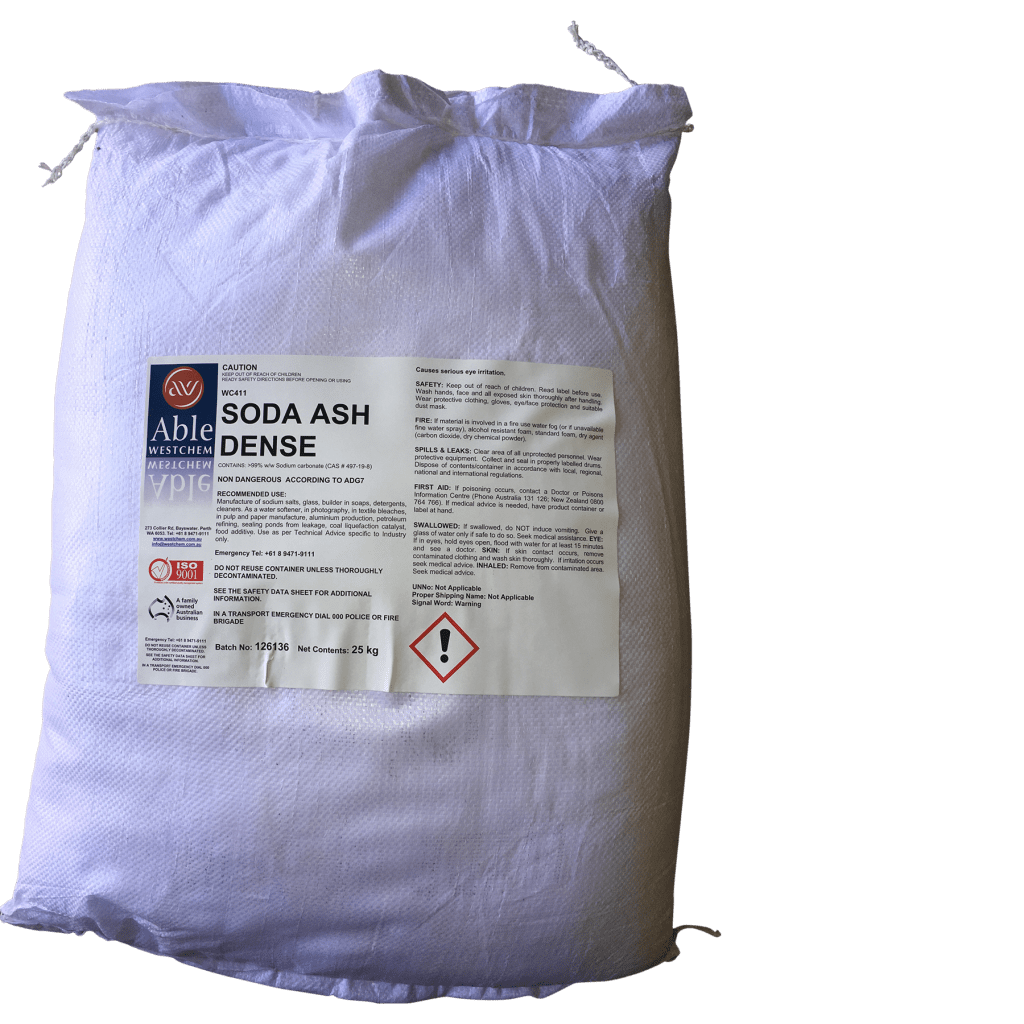 Soda Ash Dense Sodium Carbonate Able Westchem