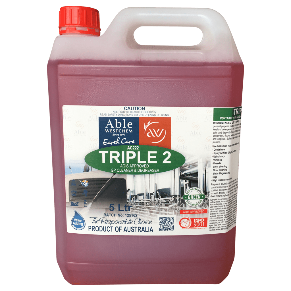 Triple 2 AQIS Degreaser Able Westchem