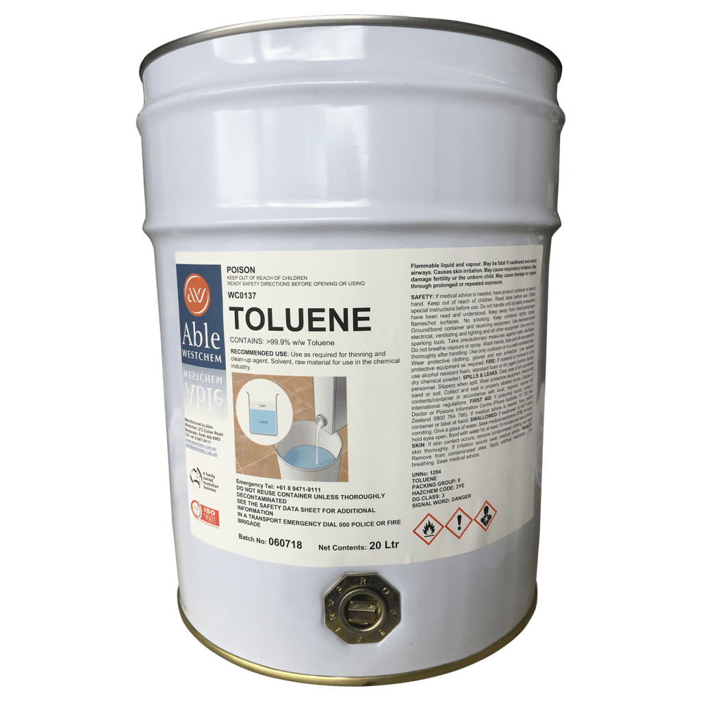 Toluene Workshop Chemicals Westchem
